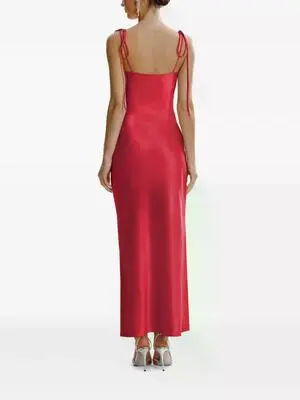 FRAMBOISE Darren Sleeveless Midi Dress - Red