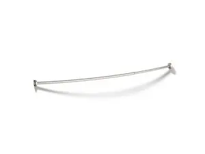 KOHLER Expanse Curved Shower Rod - Vibrant Polished Nickel