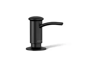KOHLER Contemporary Design Soap/lotion Dispenser - Matte Black