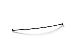 KOHLER Expanse Curved Shower Rod - Matte Black