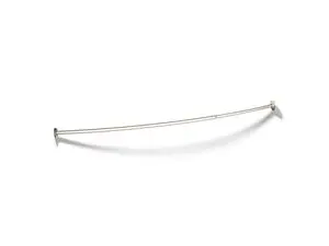 KOHLER Expanse Curved Shower Rod - Vibrant Brushed Nickel