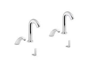 KOHLER Oblo Curve Touchless Lavatory Faucets And Soap Dispensers For Constellation Lavatory System, 0.5 Gpm - One-color