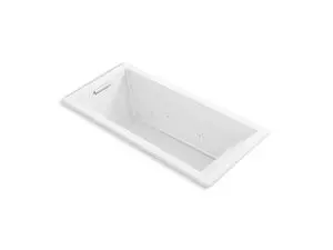 KOHLER Underscore 66" X 32" Drop-in Heated Whirlpool Bath - One-color