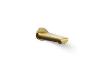 KOHLER Avid Wall-mount Bath Spout Vibrant Brushed Moderne Brass