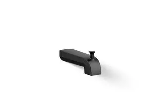 KOHLER Pitch Wall-mount Diverter Bath Spout Matte Black
