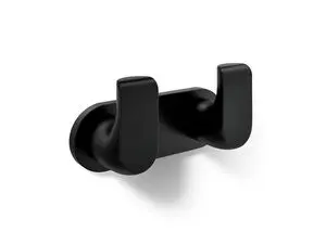 KOHLER Avid Double Robe Hook - Matte Black