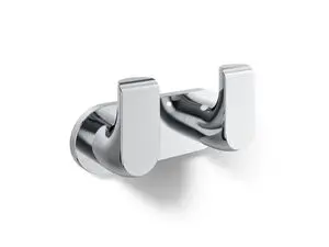 KOHLER Avid Double Robe Hook - Polished Chrome