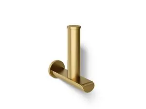KOHLER Avid Vertical Toilet Paper Holder Vibrant Brushed Moderne Brass