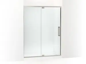 KOHLER Statement 54"-60" W X 76" H Pivot Shower Door With 5/16"-thick Crystal Clear Glass - One-color
