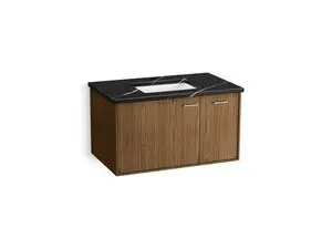 KOHLER Jute 36" Wall-hung Bathroom Vanity Cabinet With Sink And Quartz Top - One-color