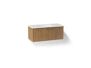 KOHLER Jute 48" Wall-hung Bathroom Vanity Cabinet With Sink And Quartz Top - One-color