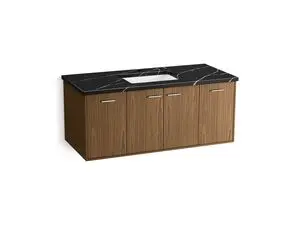 KOHLER Jute 48" Wall-hung Bathroom Vanity Cabinet With Sink And Quartz Top - One-color