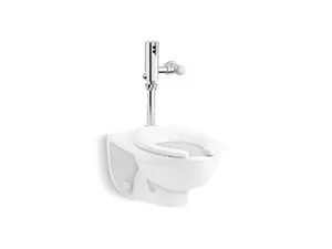 KOHLER Kingston Ultra Antimicrobial Toilet With Mach Tripoint Touchless Dc 1.6 Gpf Flushometer - One-color