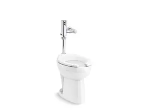 KOHLER Highcliff Ultra Commercial Toilet With Mach Tripoint Touchless 1.28 Gpf Hes-powered Flushometer - One-color