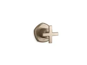 KOHLER Occasion Mastershower Volume Control Valve Trim With Cross Handle - Vibrant Brushed Bronze