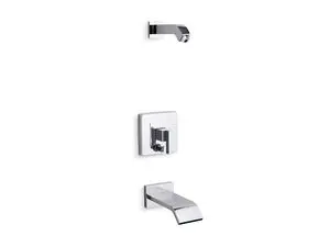 KOHLER Loure Rite-temp Bath And Shower Trim Kit With Push-button Diverter, Without Showerhead