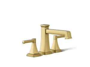 KOHLER Riff Deck-mount Bath Faucet Trim With Diverter - Vibrant Brushed Moderne Brass