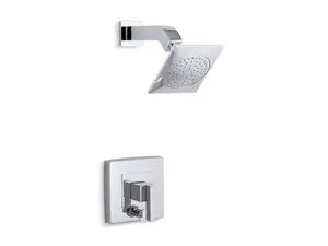 KOHLER Loure Rite-temp Shower Trim Kit With Push-button Diverter, 2.5 Gpm - One-color
