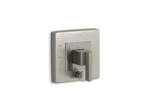 KOHLER Loure Rite-temp Valve Trim With Push-button Diverter - Vibrant Brushed Nickel