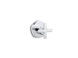 KOHLER Occasion MasterShower Transfer Valve Trim With Cross Handle Polished Chrome