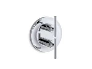 KOHLER Purist Mastershower Temperature And Volume Control Valve Trim - Polished Chrome