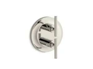 KOHLER Purist Mastershower Temperature And Volume Control Valve Trim - Vibrant Polished Nickel