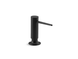 KOHLER Contemporary Design Soap/lotion Dispenser - Matte Black