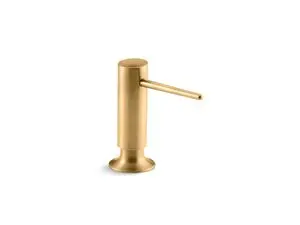 KOHLER Contemporary Design Soap/lotion Dispenser - Vibrant Brushed Moderne Brass