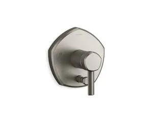 KOHLER Occasion Rite-temp Valve Trim With Push-button Diverter And Lever Handle - Vibrant Brushed Nickel