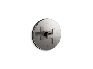 KOHLER Composed Mastershower Temperature Control Valve Trim With Cross Handle - Vibrant Titanium