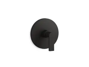 KOHLER Composed Mastershower Temperature Control Valve Trim With Lever Handle - Matte Black