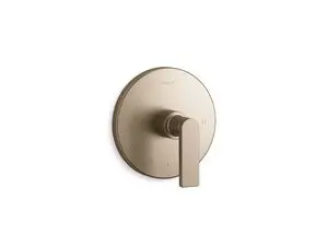 KOHLER Composed Mastershower Temperature Control Valve Trim With Lever Handle - Vibrant Brushed Bronze