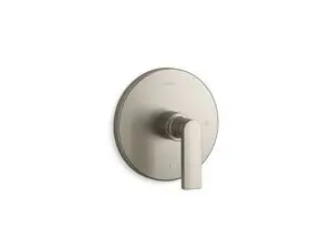 KOHLER Composed Mastershower Temperature Control Valve Trim With Lever Handle - Vibrant Brushed Nickel