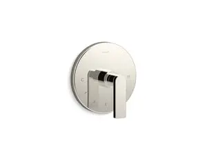 KOHLER Composed Mastershower Temperature Control Valve Trim With Lever Handle - Vibrant Polished Nickel