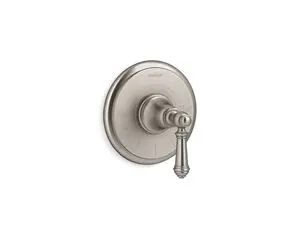KOHLER Artifacts Mastershower Temperature Control Valve Trim With Lever Handle - Vibrant Brushed Nickel