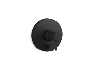 KOHLER Toobi Rite-temp Valve Trim With Push-button Diverter - Matte Black