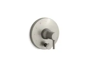 KOHLER Toobi Rite-Temp Valve Trim With Push-button Diverter Vibrant Brushed Nickel