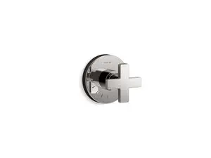 KOHLER Composed MasterShower Volume Control Valve Trim With Cross Handle Vibrant Titanium