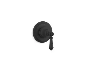 KOHLER Artifacts Mastershower Transfer Valve Trim With Lever Handle - Matte Black