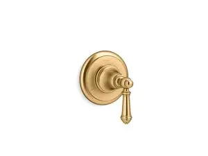 KOHLER Artifacts Mastershower Transfer Valve Trim With Lever Handle - Vibrant Brushed Moderne Brass
