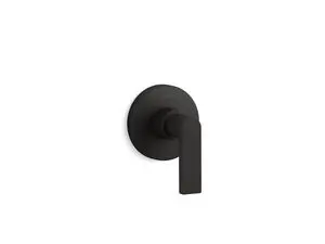 KOHLER Composed Mastershower Volume Control Valve Trim With Lever Handle - Matte Black