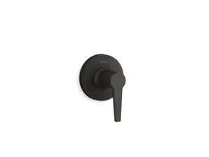 KOHLER Pitch Mastershower Transfer Valve Trim With Lever Handle - Matte Black