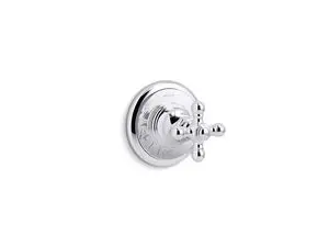 KOHLER Artifacts MasterShower Volume Control Valve Trim With Cross Handle Polished Chrome