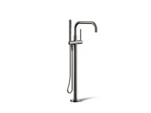 KOHLER Purist Floor-mount Bath Filler Trim With Handshower - Vibrant Titanium
