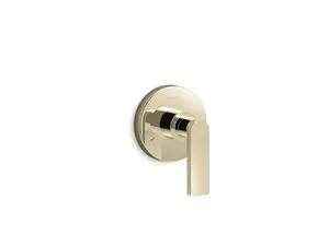 KOHLER Composed MasterShower Transfer Valve Trim With Lever Handle Vibrant French Gold