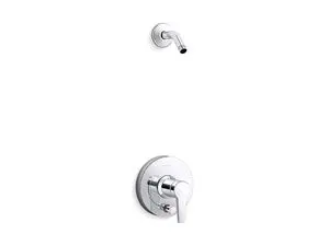 KOHLER Pitch Rite-temp Shower Trim Kit With Push-button Diverter, Less Showerhead - Polished Chrome