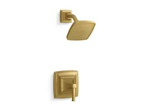 KOHLER Riff Rite-temp Shower Trim Kit, 2.5 Gpm - Vibrant Brushed Moderne Brass
