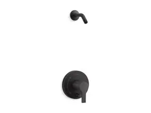 KOHLER Elate Rite-temp Shower Trim Kit With Push-button Diverter, Without Showerhead - Matte Black