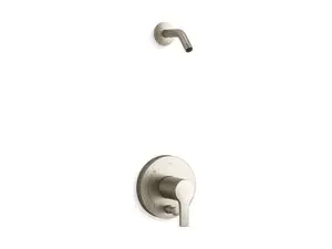 KOHLER Elate Rite-temp Shower Trim Kit With Push-button Diverter, Without Showerhead - Vibrant Brushed Nickel
