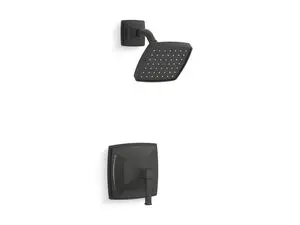 KOHLER Riff Rite-Temp Shower Trim Kit, 1.75 Gpm Matte Black